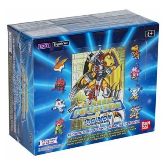 Digimon Card Game Classic Collection (EX01) Booster Display